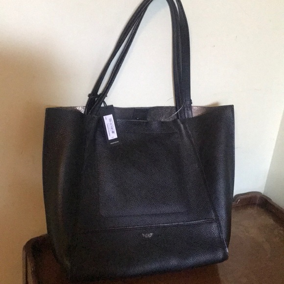 Botkier | Bags | Botkier Soho Tote Black With Metallic Inside | Poshmark